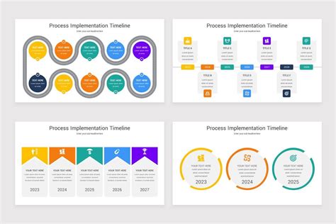 Process Implementation Timeline PowerPoint Template Presentation