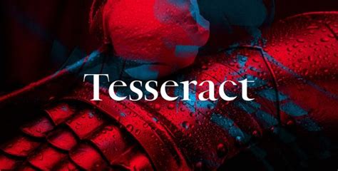 Tesseract Text And Display Typeface Production Type Slanted