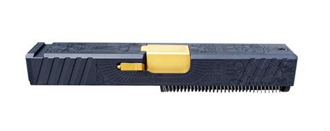 Deep Engraved Assembled Slide For Glock Egyptian Theme KM Tactical