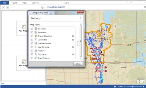 Enabling A Data Source In The Map Settings Dialog Esri Community