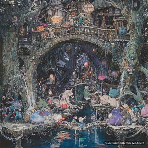 ai创作图童话风插画 梦幻场景插画 魔幻场景插画 幻想梦境插画 水彩梦幻仙境 魔法森林插画 梦幻儿童插画超治愈 梦幻儿插插画 童话森林主题场景
