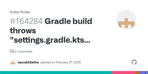 Gradle Build Throws Settingsgradlekts Does Not Exist Scan Shows Use Of Deprecated