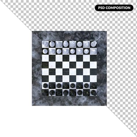 Premium Psd A Chessboard With A Black And White Checkerboard Pattern