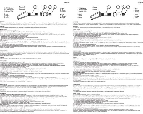 Standard Motor A1B02 TPMS User Manual