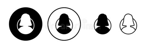 Female Icon Toilet Icon Restroom Sign Gender Stock Vector