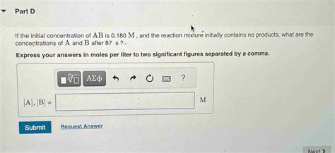 solved this reaction was monitored as a function of