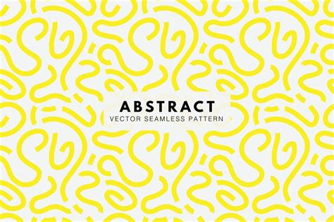 Wiggly Yellow Lines On A White Background Seamless Repeating Pattern 22077001 Vector Art At Vecteezy