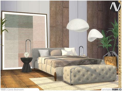 The Sims 4 Cc S Modern Bedroom Custom Content Was Used Download On The