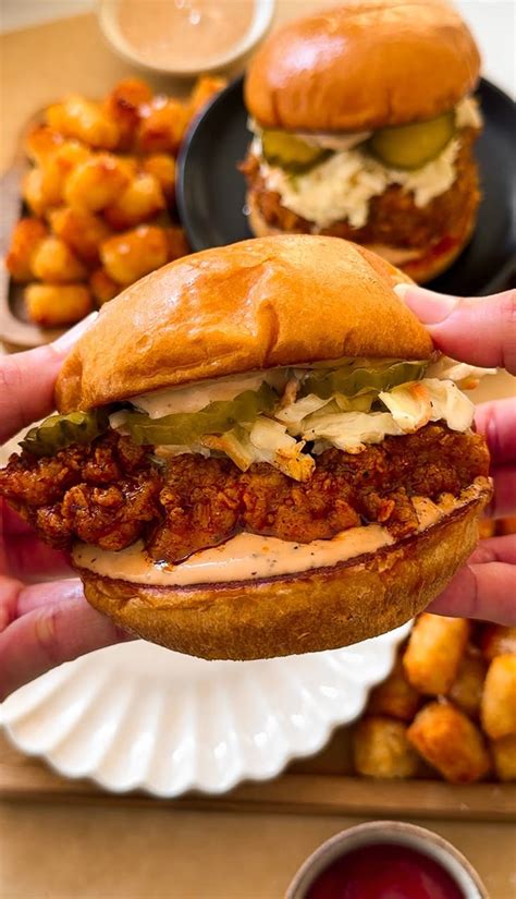 Nashville Hot Chicken Sandwiches Spicy And Delicious Fried Chicken