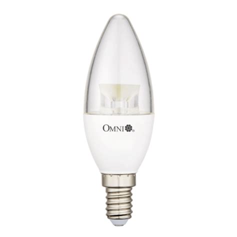 W Led Dimmable Candle Bulb Omni Electrical Lighting