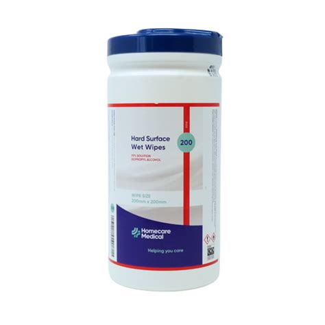 Hard Surface Wipes Pack Of 200 Homecare Medical Shop