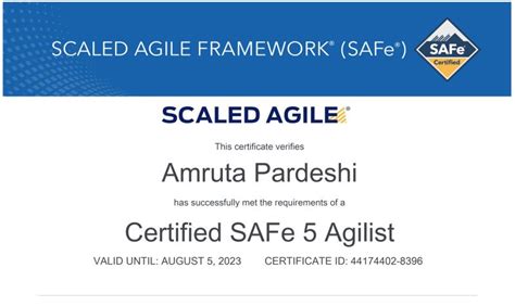 Amruta Pardeshi Pmp® Safe®5 Agilist Cspo Csm® On Linkedin Scale Your Knowledge The Way Agile