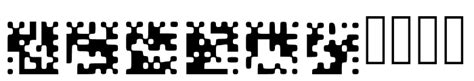 Datamatrix Font Font Decorativedisplay Modern What Font Is