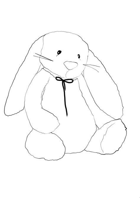Jelly Cat Coloring Sheet