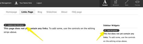 Adding A List Of Links Squarespace 5