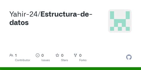 GitHub Yahir Estructura De Datos