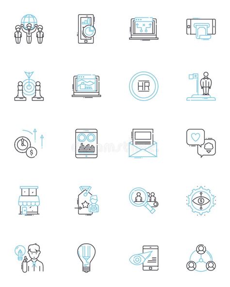 Environmental Science Linear Icons Set Sustainability Climate Renewable Ecology Carbon