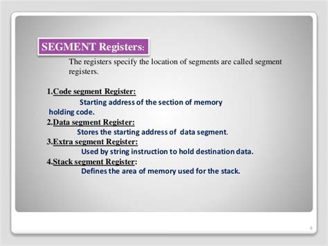 Segment Registers