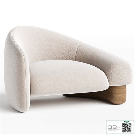 Raphael Navot Acrostic Overlay Armchair Left 3dmili 2025 Download 3d Model Free 3d Models