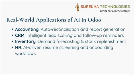 Ppt Ai In Odoo Elevating Erp With Smart Automation Powerpoint