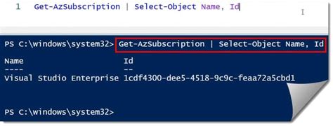 How To Get Subscription Id In Azure Powershell Azure Lessons