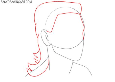 How To Draw A Mullet Easy Drawing Art