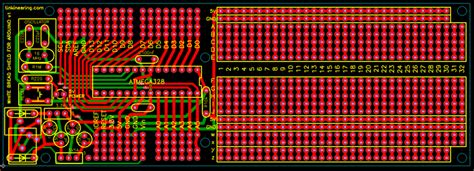 atmega328 mcu powers white bread prototyping shield atmel bits and pieces