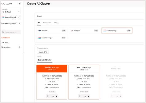 Create An Ai Cluster Gcore