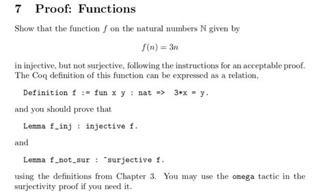 Solved 7 Proof Functions Show That The Function F On The