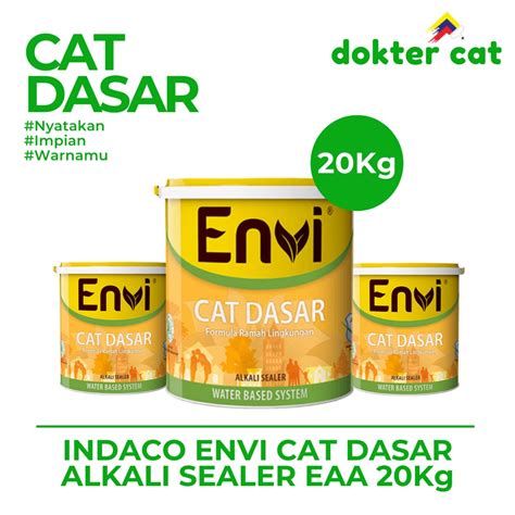 Jual INDACO ENVI CAT DASAR ALKALI SEALER WSG Kg CAT DASAR TEMBOK ALKALI SEALER KG INDACO