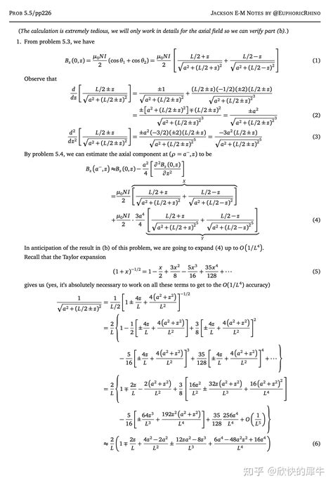 Jackson电动力学笔记43：习题5 4，5 5 知乎