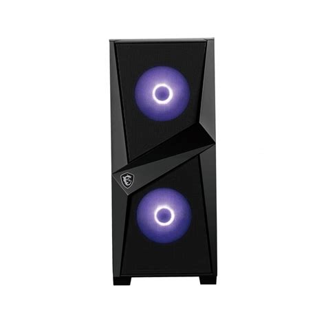 Msi Mag Forge M Atx Xusb Rgb Black Case