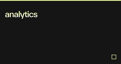 Analytics Codesandbox