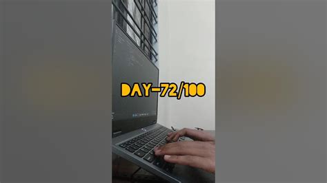 Day 72100 100daysofcode Coding Youtube