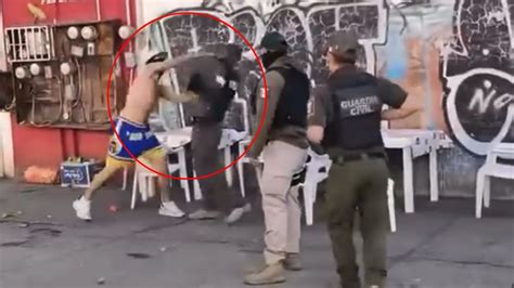 Video ‘diableros Vs Guardia Civil Riña Deja Policías Golpeados Y