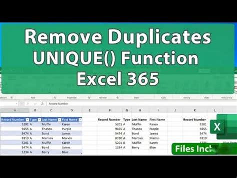 How To Remove Duplicates Formula In Excel Remove Duplicates Formula In Excel Video Formula