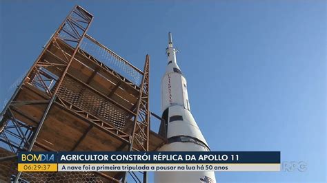 Agricultor Constrói Réplica Da Nave Que Levou O Homem à Lua Usando Caixa Dágua Descartada E