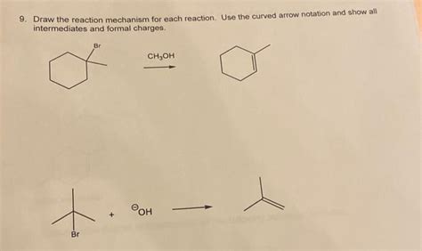 Solved Draw the reaction mechanism for each reaction. Use | Chegg.com