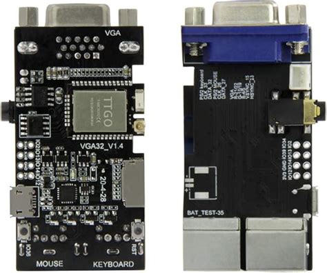 Lilygo Fabgl Vga32 Vga Esp32 Psram Module Controller Ps2