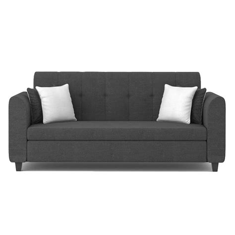 Collen 3 Seater Sofa For Living Room Grey Torque India