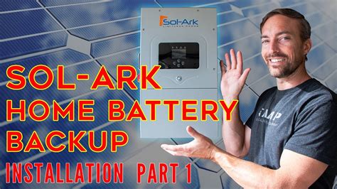 Home Battery Backup System Installation Sol Ark Part 1 Youtube