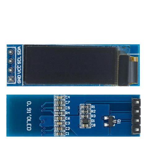 Módulo Oled Sx De 0 91 Pulgadas Pantalla Led Lcd De 128x32 Pulgadas Comunicación Iic De 0 91