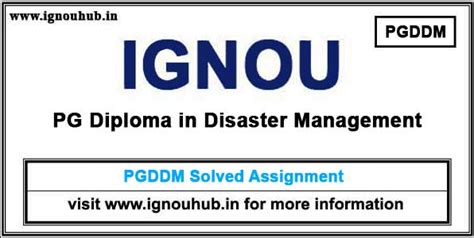 IGNOU PGDDM Solved Assignments 2025 IGnouHub In