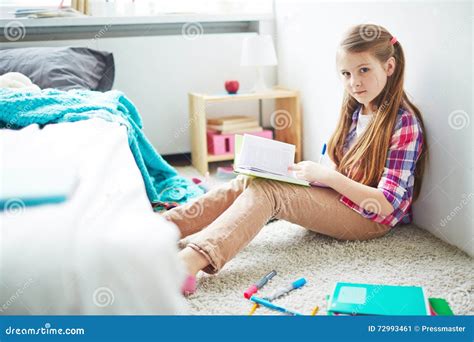 Doing Schoolwork Stock Image Image Of Pretty Home People 72993461