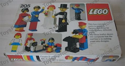 Lego 205 2 Universal Figure Set Instructions And Parts List