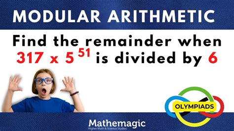 learn modular arithmetic part 1 math olympiad series youtube