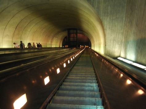 Rosslyn Metro Escalator In Arlington