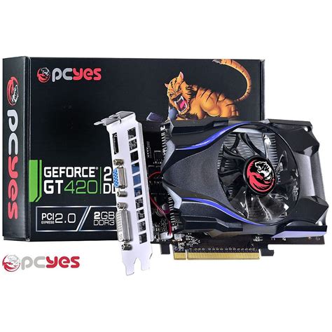 placa de vídeo geforce gt 420 pcyes 2gb ddr3 128bit
