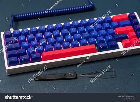 Custom Rgb Lighting Mechanical Keyboard Gaming Stock Photo Shutterstock