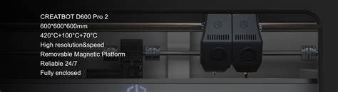 The Creatbot D600 Pro 2 Is Released Fuse3d